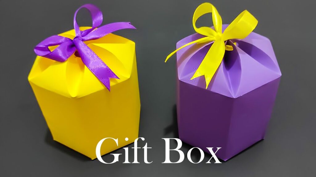 DIY Gift Box / How to make Gift Box? Easy Paper Crafts Idea / DIY gift ...