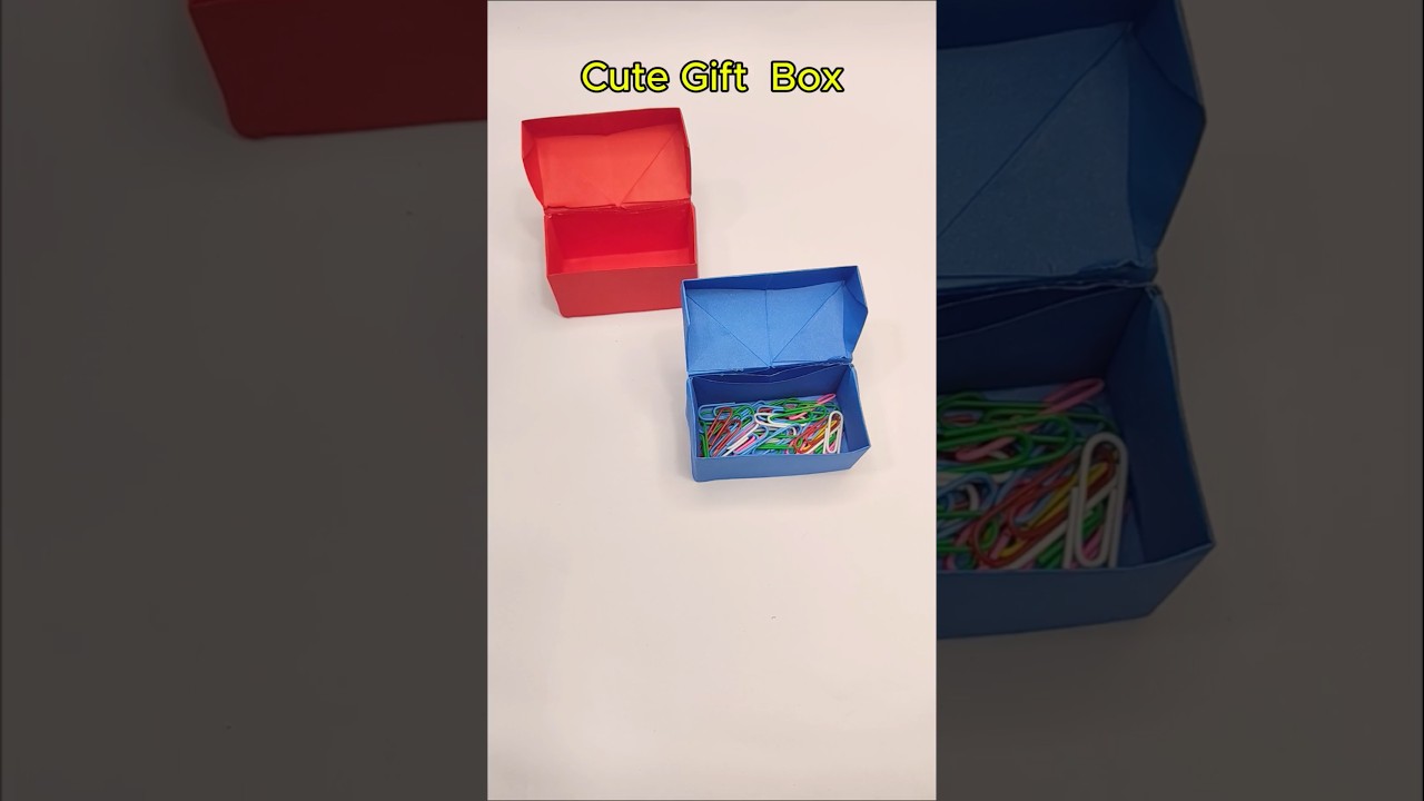 DIY Paper Gift Box | Easy Handmade Gift Box Idea | Nasrin Art and Craft ...